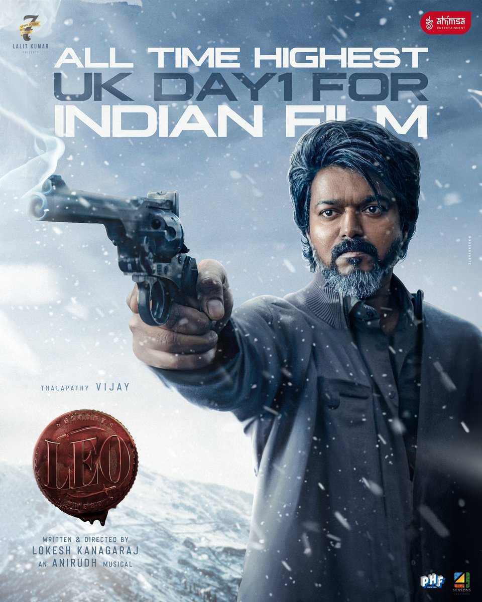 Leo: UK Advanced Bookings Surpasses Pathaan's Day 1 Box Office ...