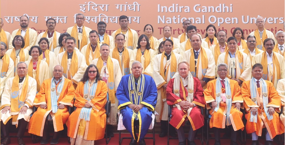 IGNOU Convocation: 300,000 Degrees, Diplomas, And Certificates Awarded ...