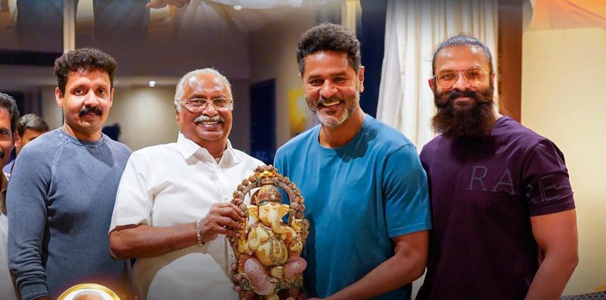 Prabhu Deva Joins ‘Kathanar: The Wild Sorcerer' Location | TimelineDaily