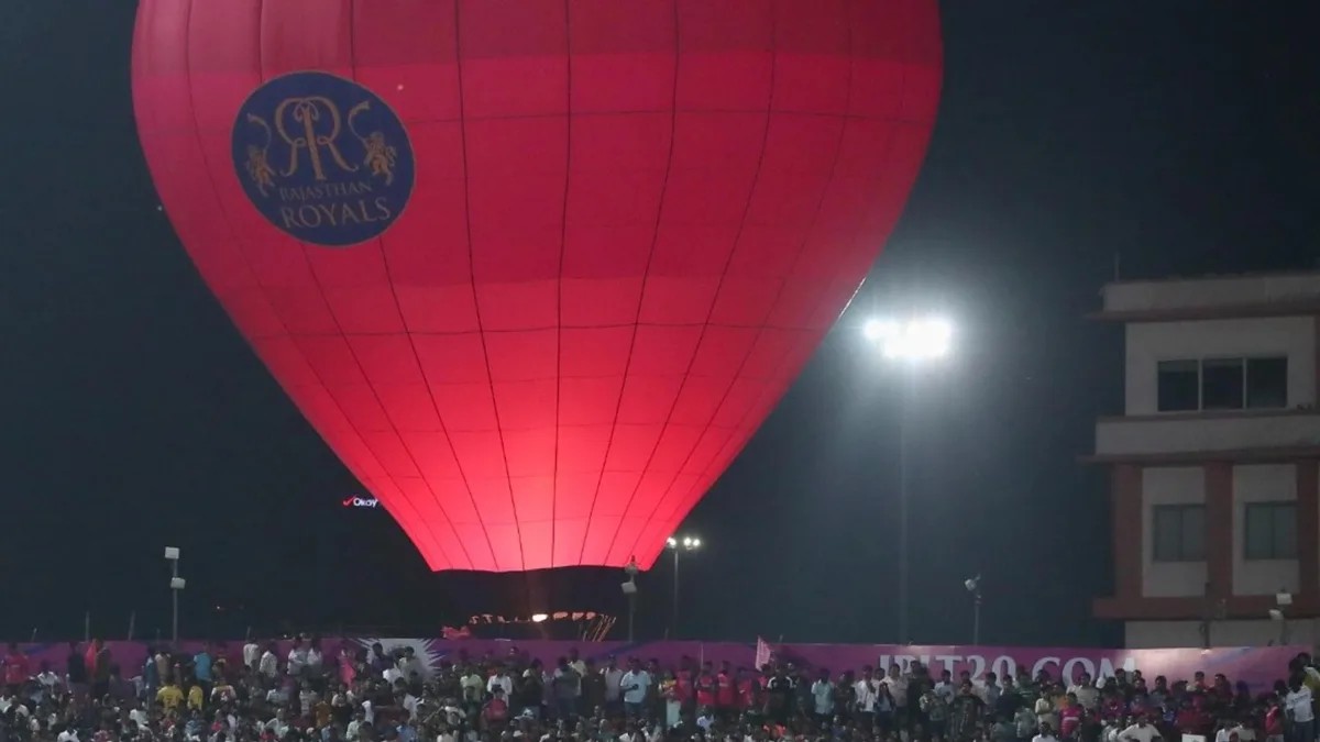 IPL 2024: Rajasthan Royals Introduce Hot Air Balloon Viewing Experience ...