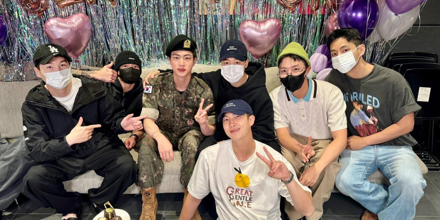 BTS Members Reunite To Welcome Jin From His Military Discharge ...