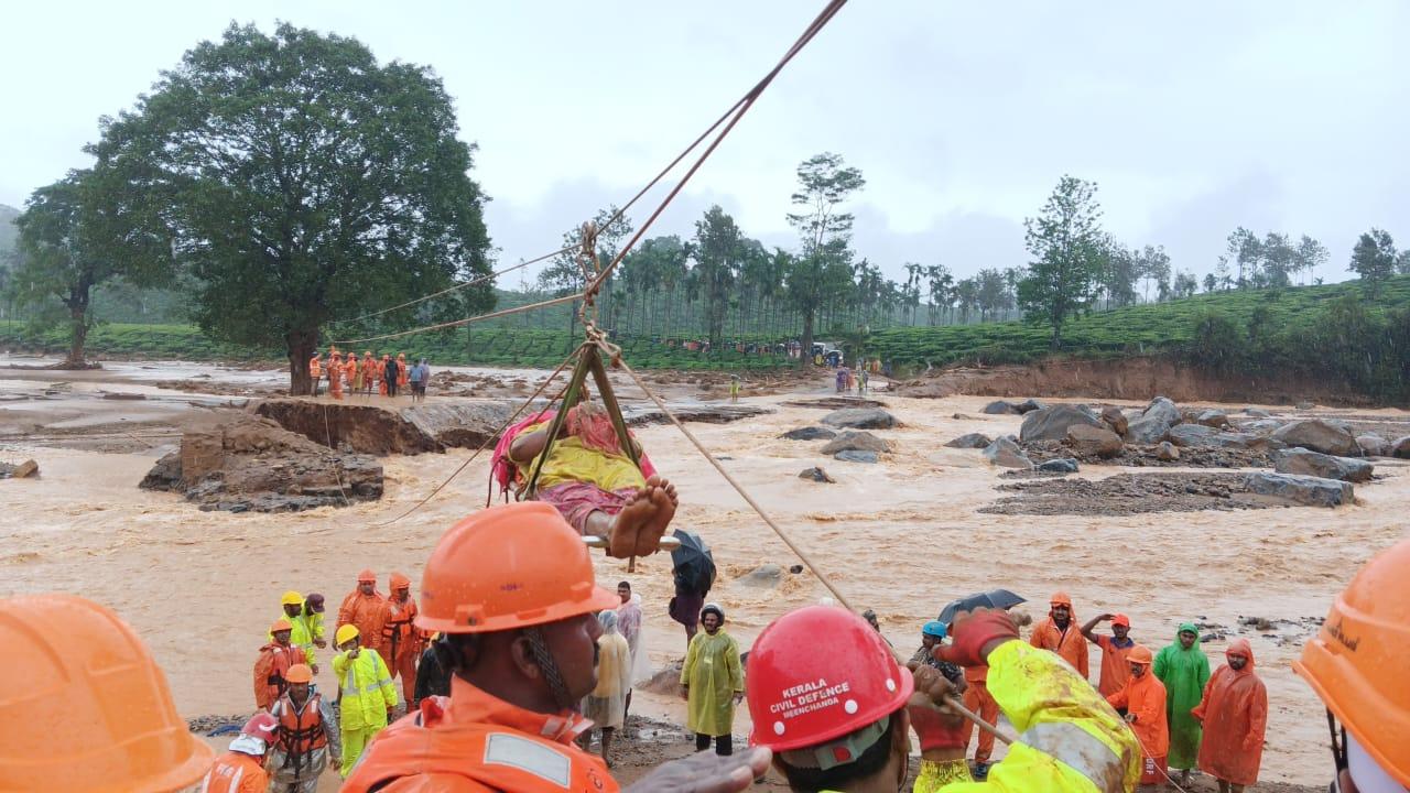 Wayanad Landslides: Temporary Bridge Ready In Mundakkai, Many Rescued ...