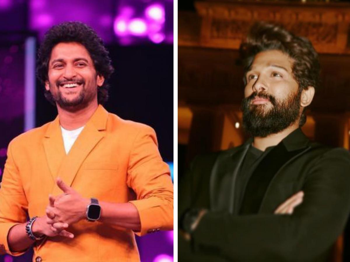 Allu Arjun Wishes Actor Nani On His Accolades In Filmfare Awards 2024 ...