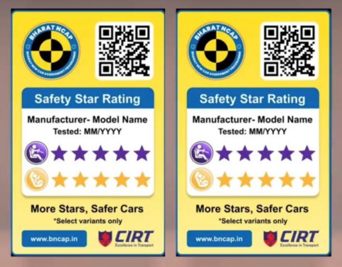 Bharat NCAP Launches Safety Rating Stickers For Cars, SUVs | TimelineDaily