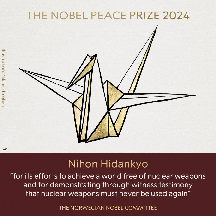 Japanese Organisation Nihon Hidankyo Awarded Nobel Peace Prize ...