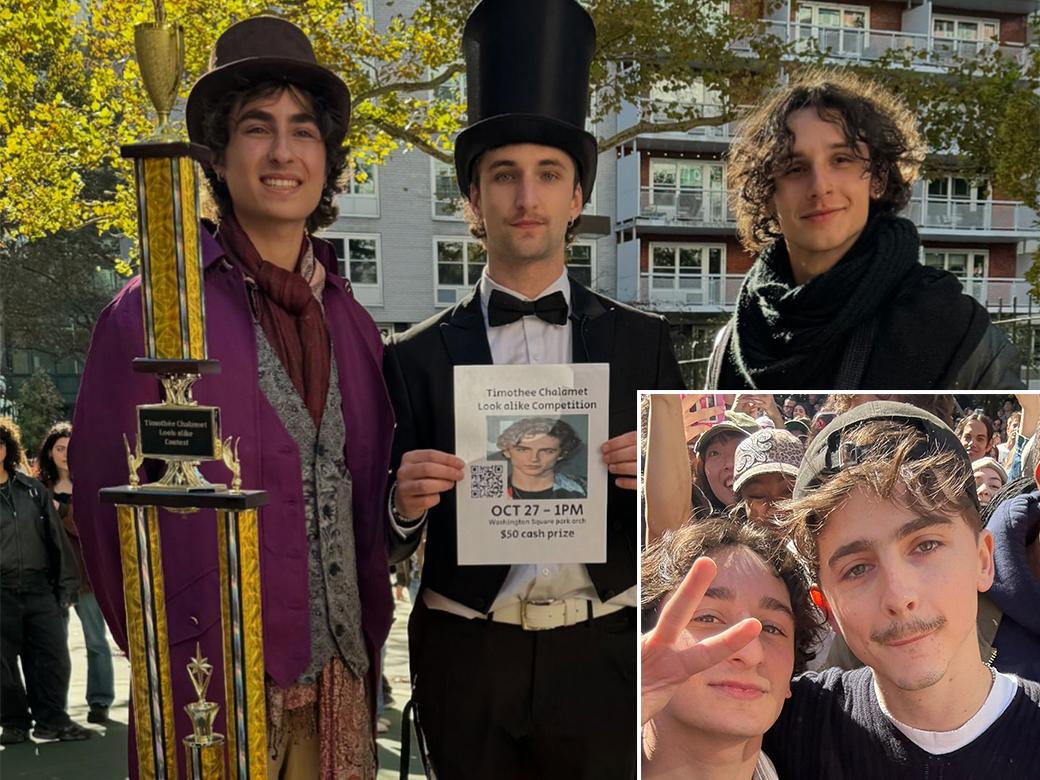 Timothée Chalamet Makes A Surprise Entry At His Own Look-Alike Contest ...