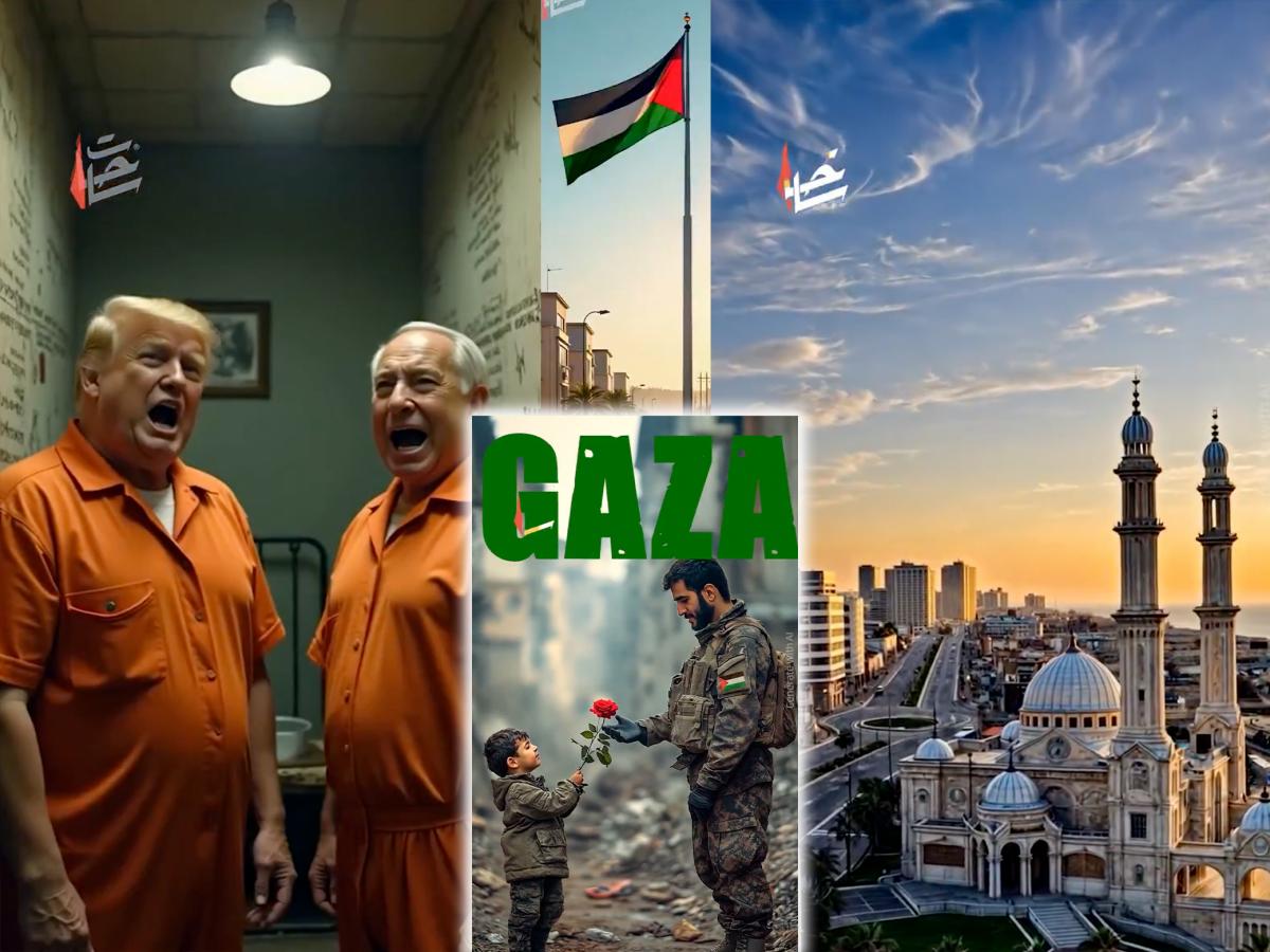 Palestinians Counter Trump's Bizarre Gaza Clip With 'Gaza Is Ours' AI-Generated Video ...