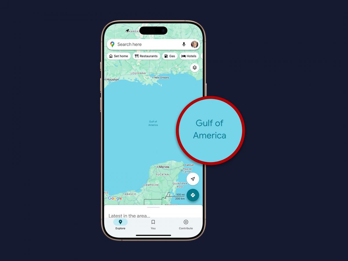 Google Renames Gulf Of Mexico To 'Gulf Of America' For US Users ...