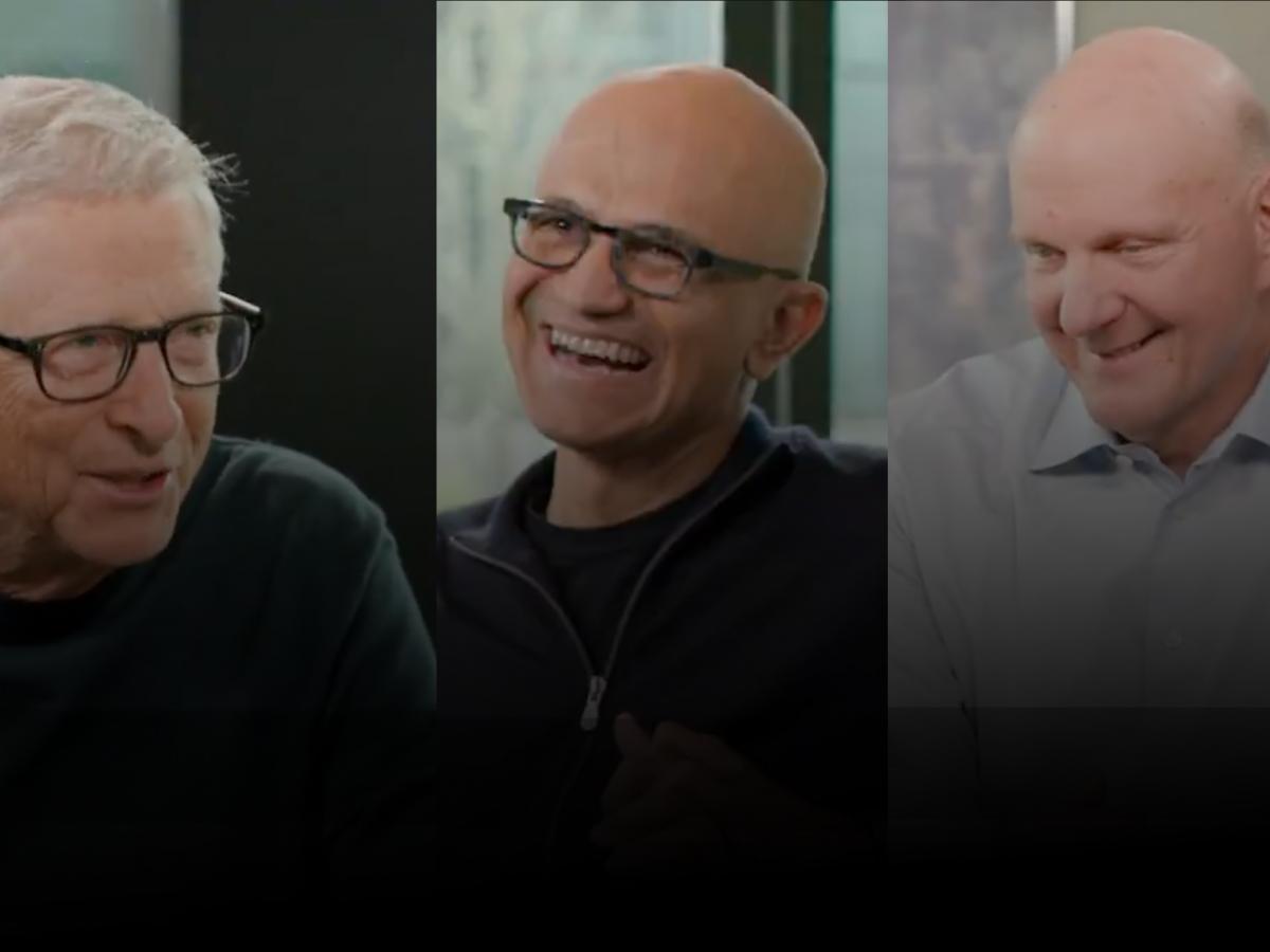 Microsoft’s 50th Anniversary: Hilarious AI Roast With Nadella, Bill ...