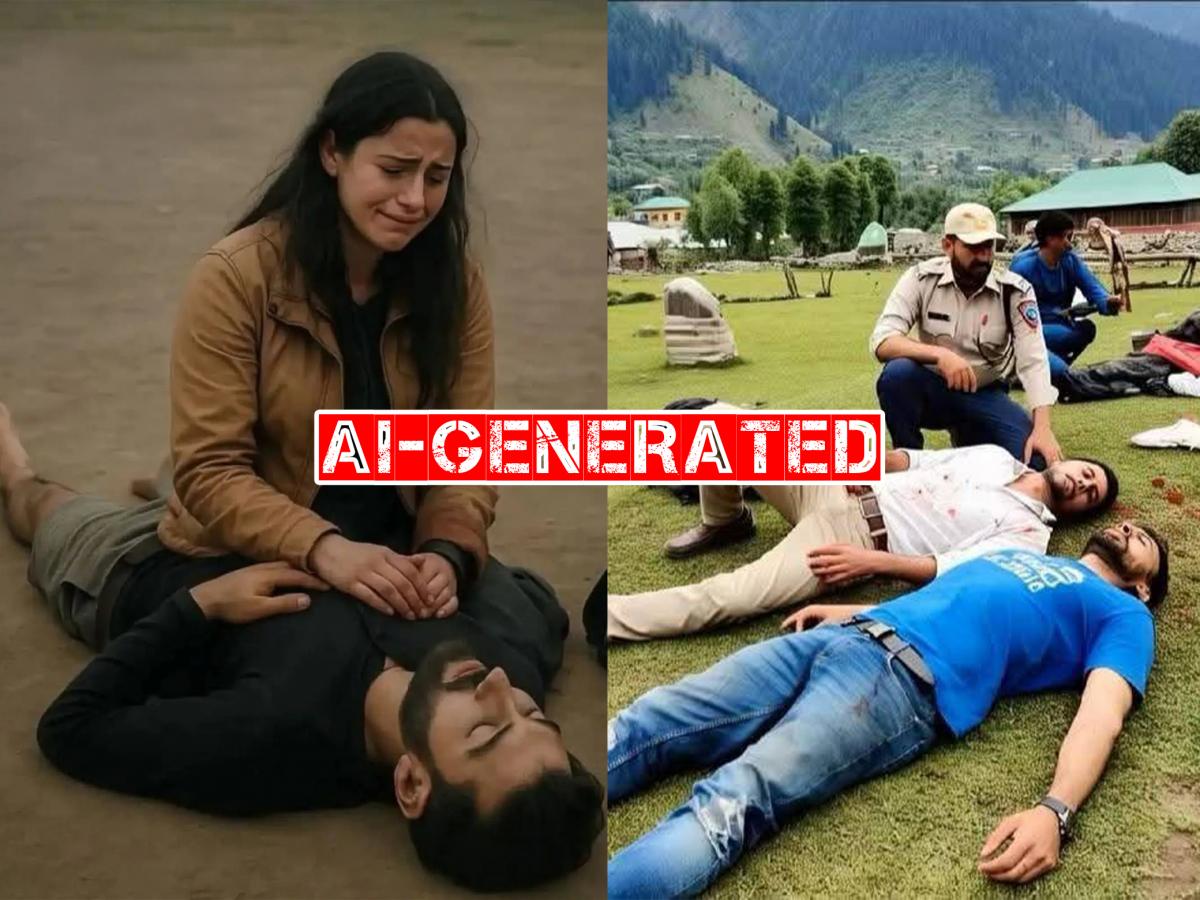 Fact Check: AI-Generated Photos Shared As Real Visuals From Pahalgam Terror Attack | TimelineDaily