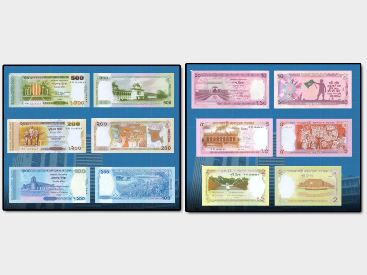 New Bangladesh Currency Notes Drop Founding Father Sheikh Mujibur ...