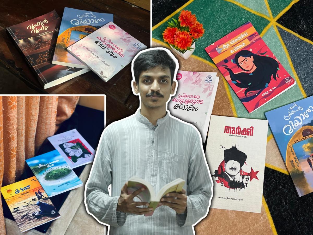 The Youngest Publisher Sajas Rahman And His 'Bibliophilic Insanities ...
