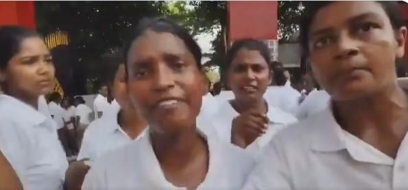 UP Police Female Recruits Protest At Training Centre Over Lack Of Basic ...
