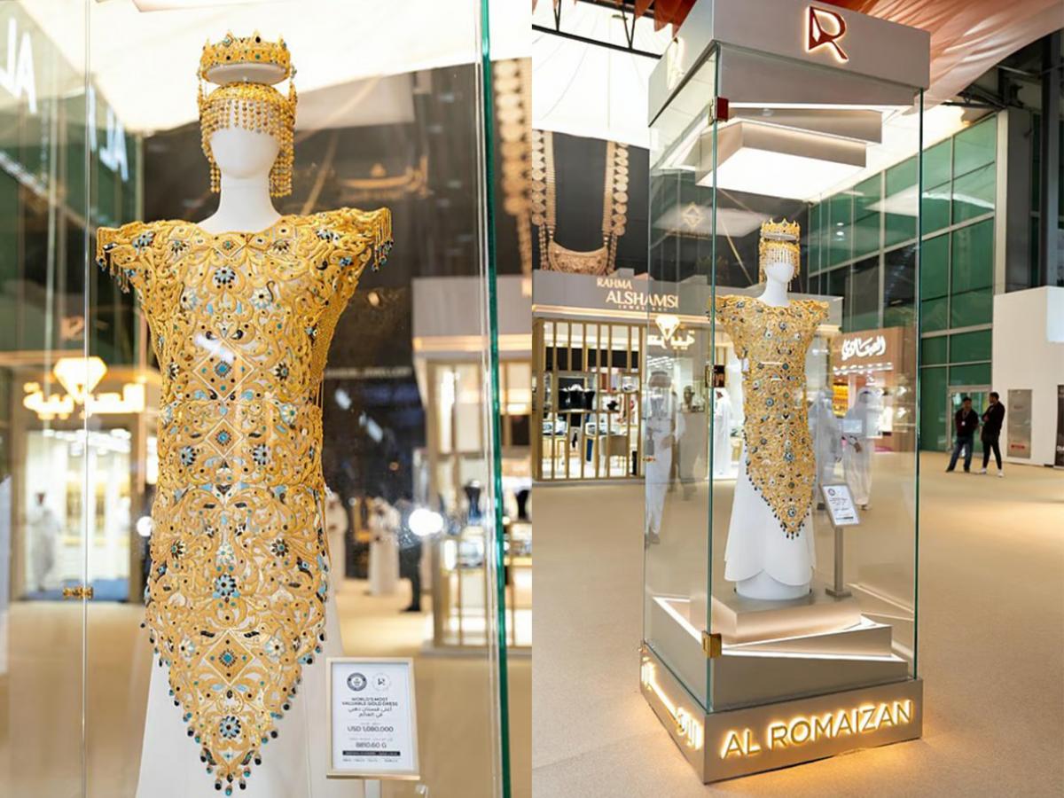World's Haviest 10Kg Gold Dress Worth Dh4.6-Million On Display In ...