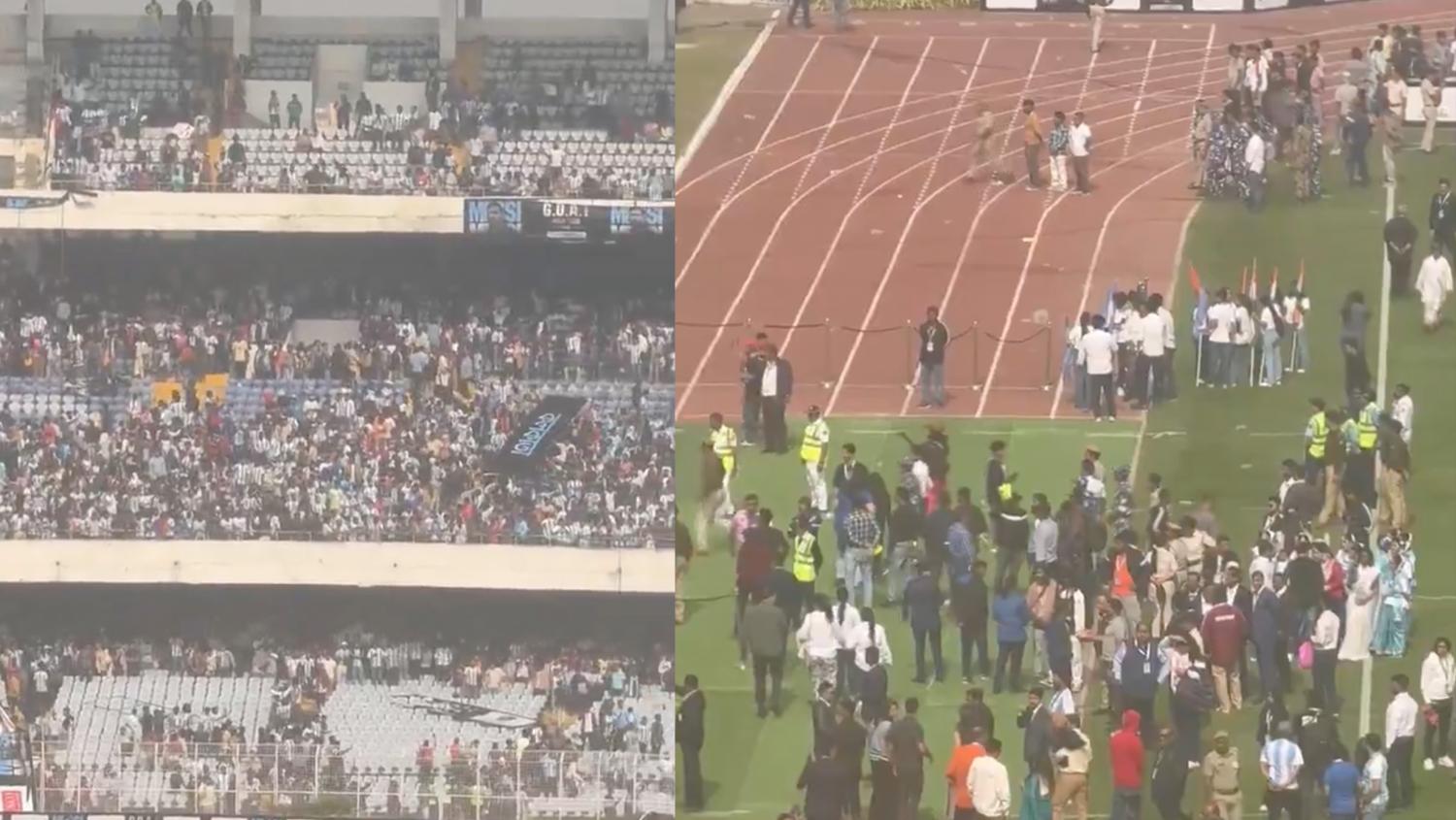 Lionel Messi In India: Kolkata Stadium Erupts Into Chaos As Messi ...